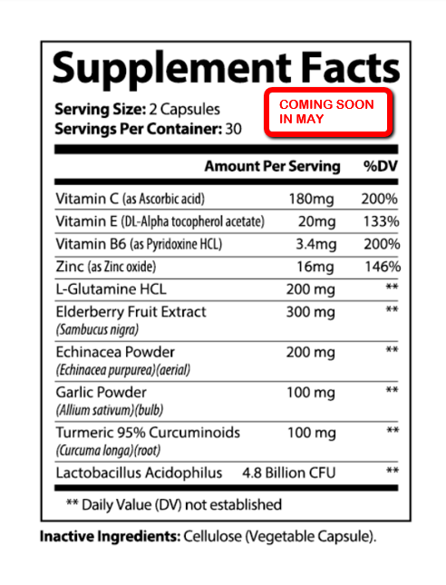 PurelyBio - Emergency Immune Support with Zinc 60 Capsules - PurelyBio